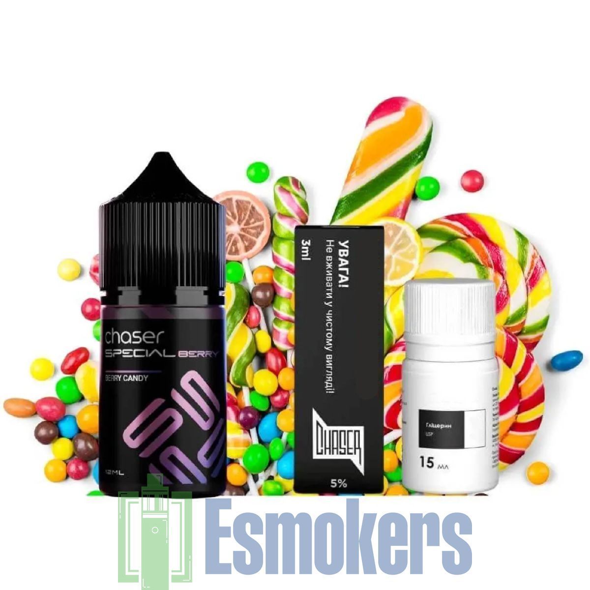 Набор Chaser Salt SB Berry Candy 30 мл 50 мг 👉 купить вейп шопе Esmokers